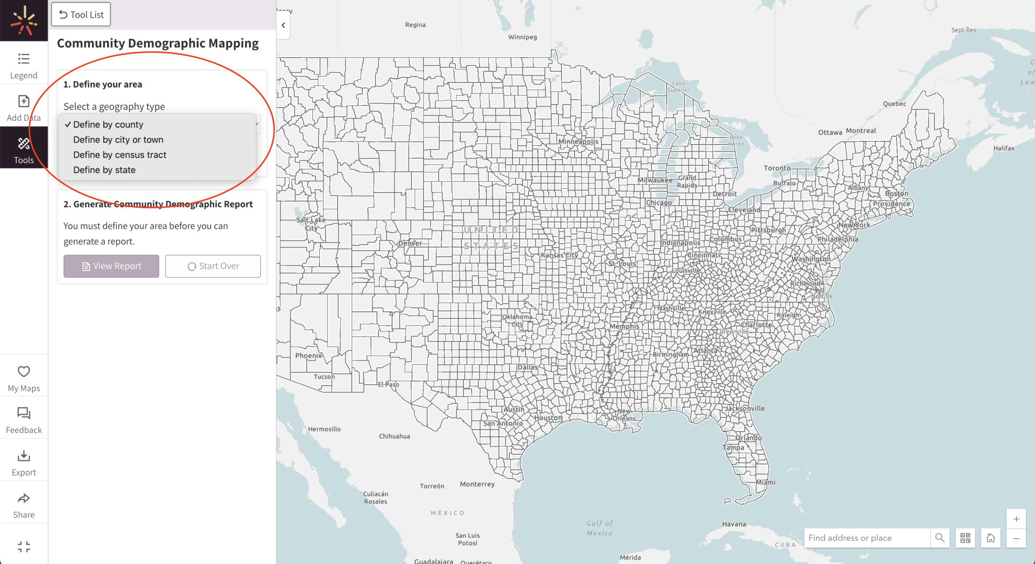 How to Use the Community Demographic Mapping Tool - SparkMap